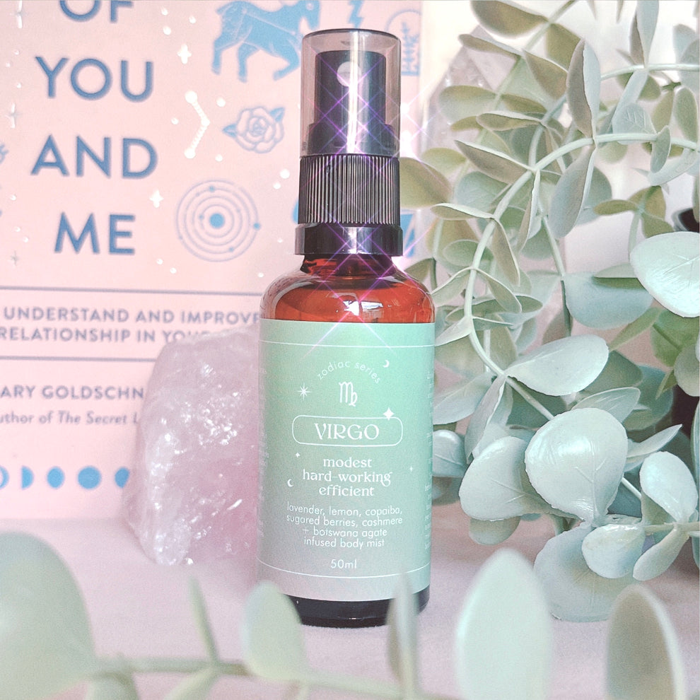 Virgo Zodiac Body Mist 50ml – Love Potion Crystals